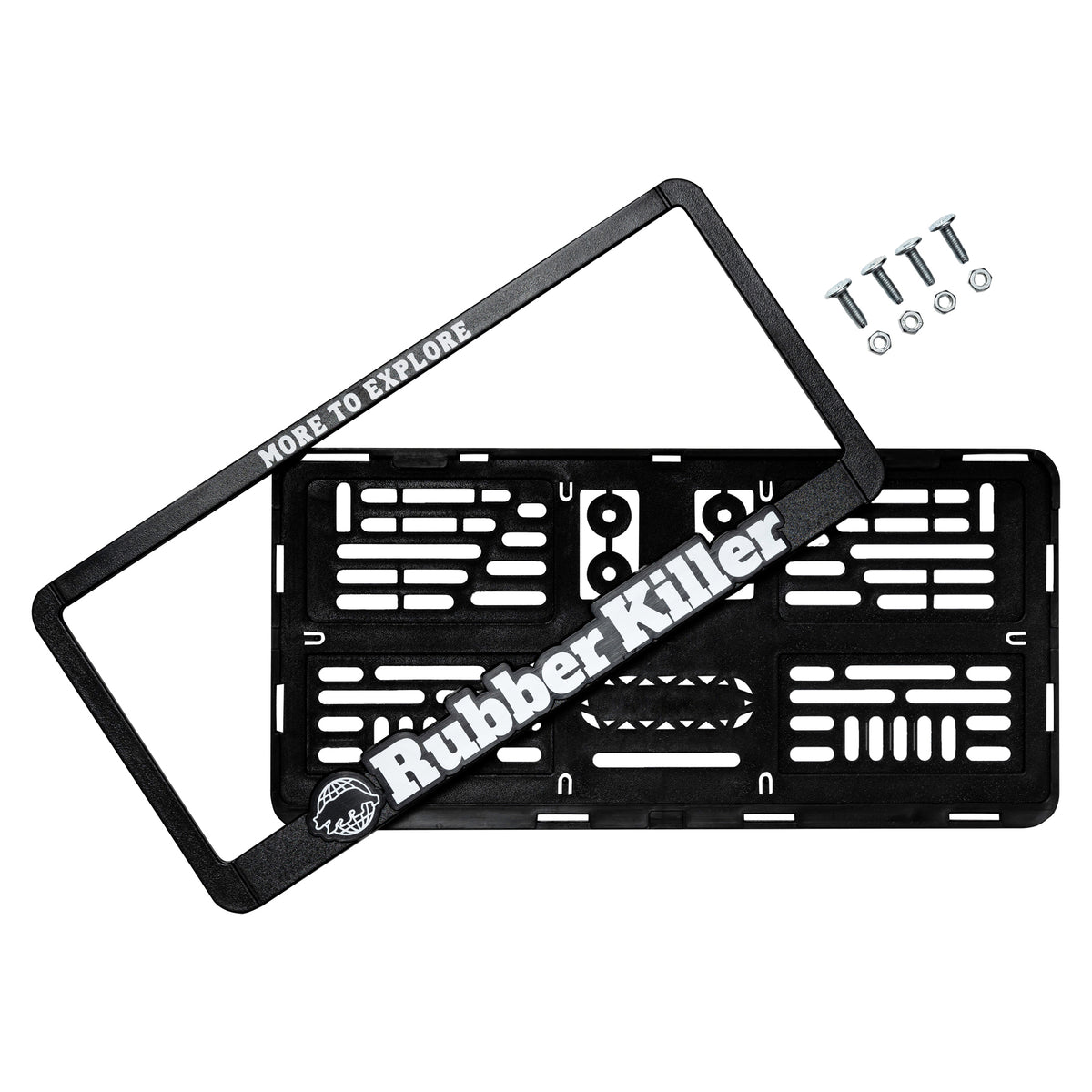 RUBBER KILLER CAR LICENSE PLATE FRAME