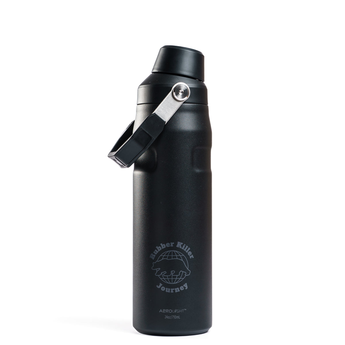STANLEY ICEFLOW™ AEROLIGHT FAST FLOW WATER BOTTLE 24 OZ BLACK – RUBBER ...